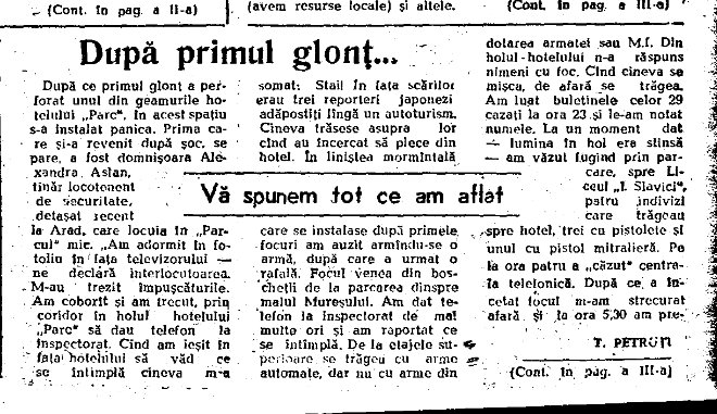 Ana Nemeth si Alexandra Aslan (Hotel Parc, Arad, 22/23 decembrie 1989 ...